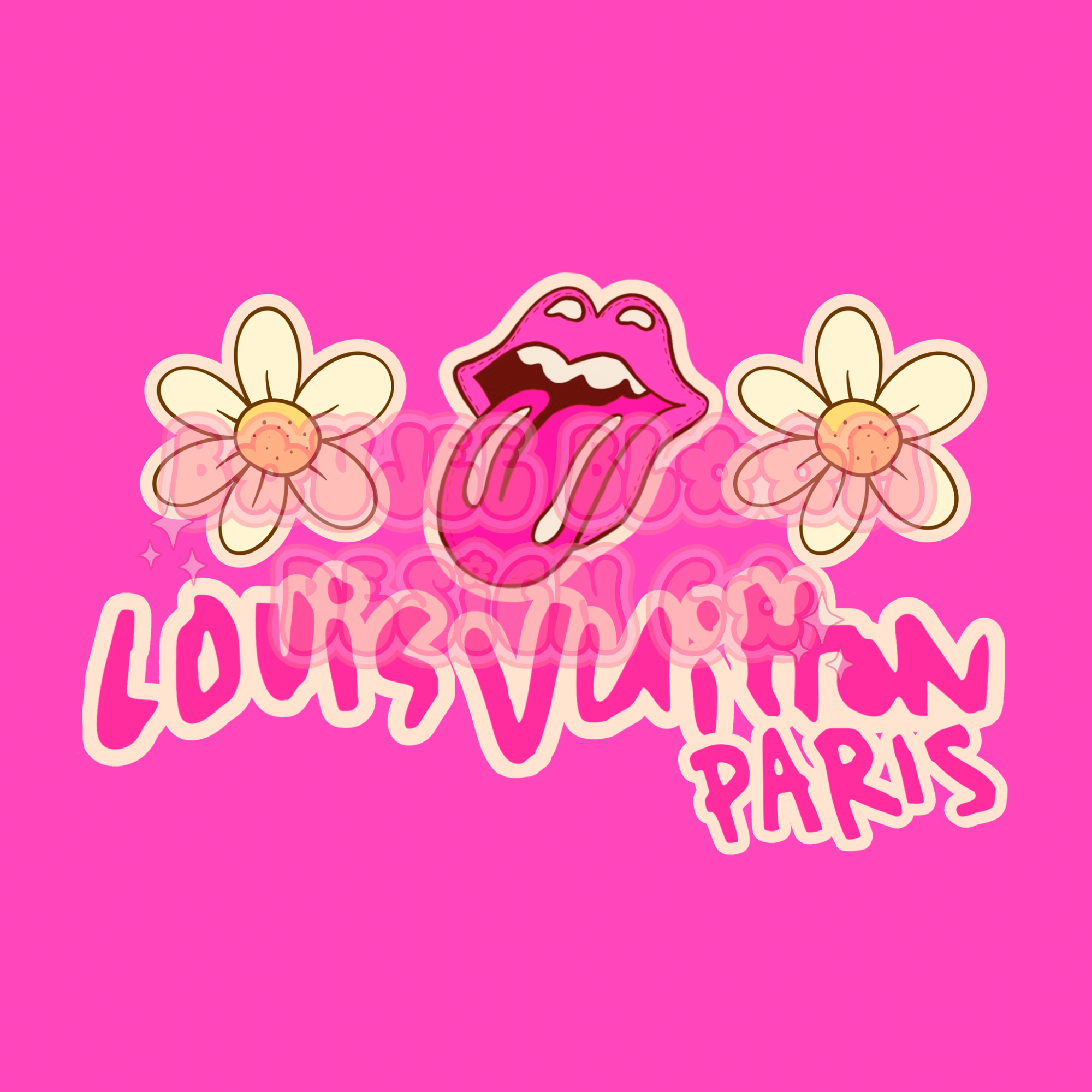 Bright Floral BOUJEE Fuchsia PNG – Boujee Bloom Design Co.