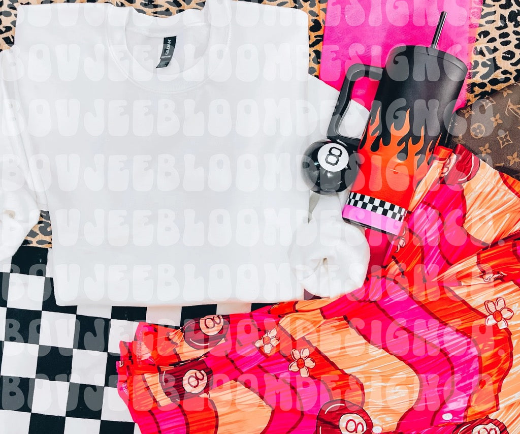 White Boujee Mockup – Boujee Bloom Design Co.