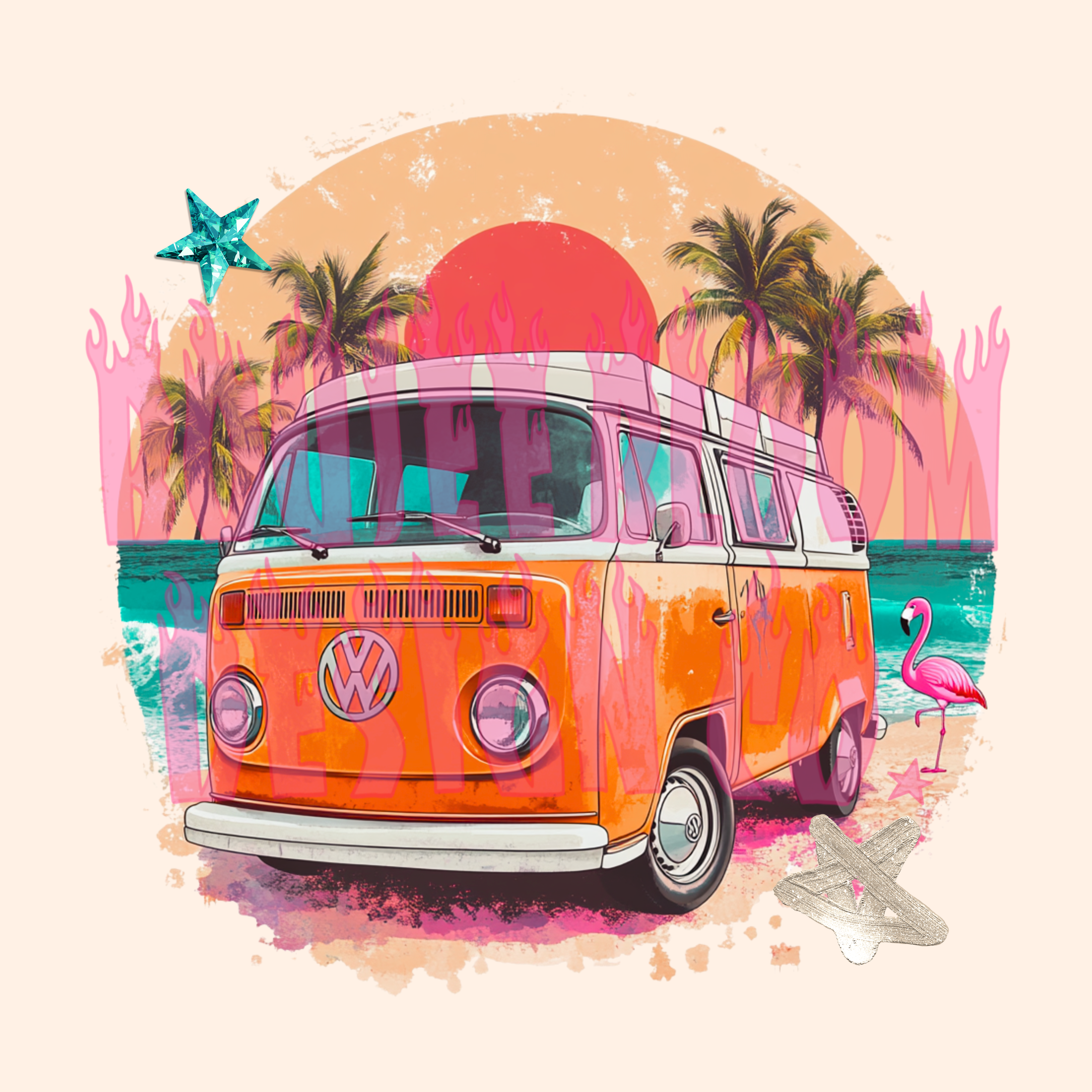 Beachy VW PNG COLLAB – Boujee Bloom Design Co.
