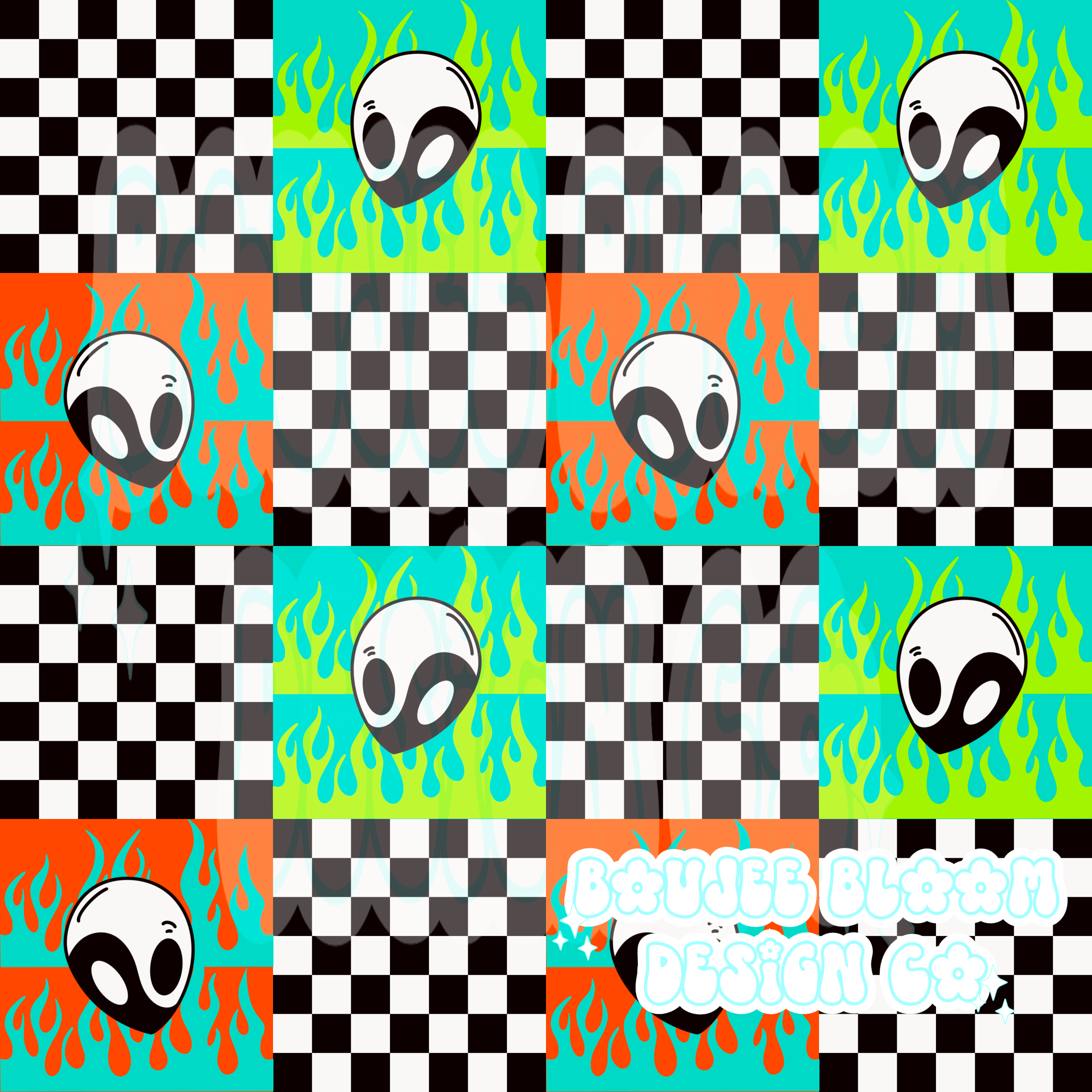 Boys Alien Seamless – Boujee Bloom Design Co.